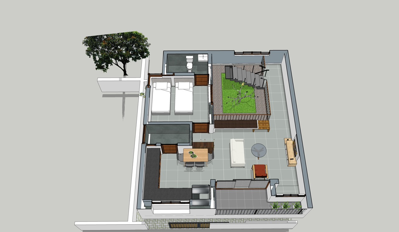 Building on a small plot